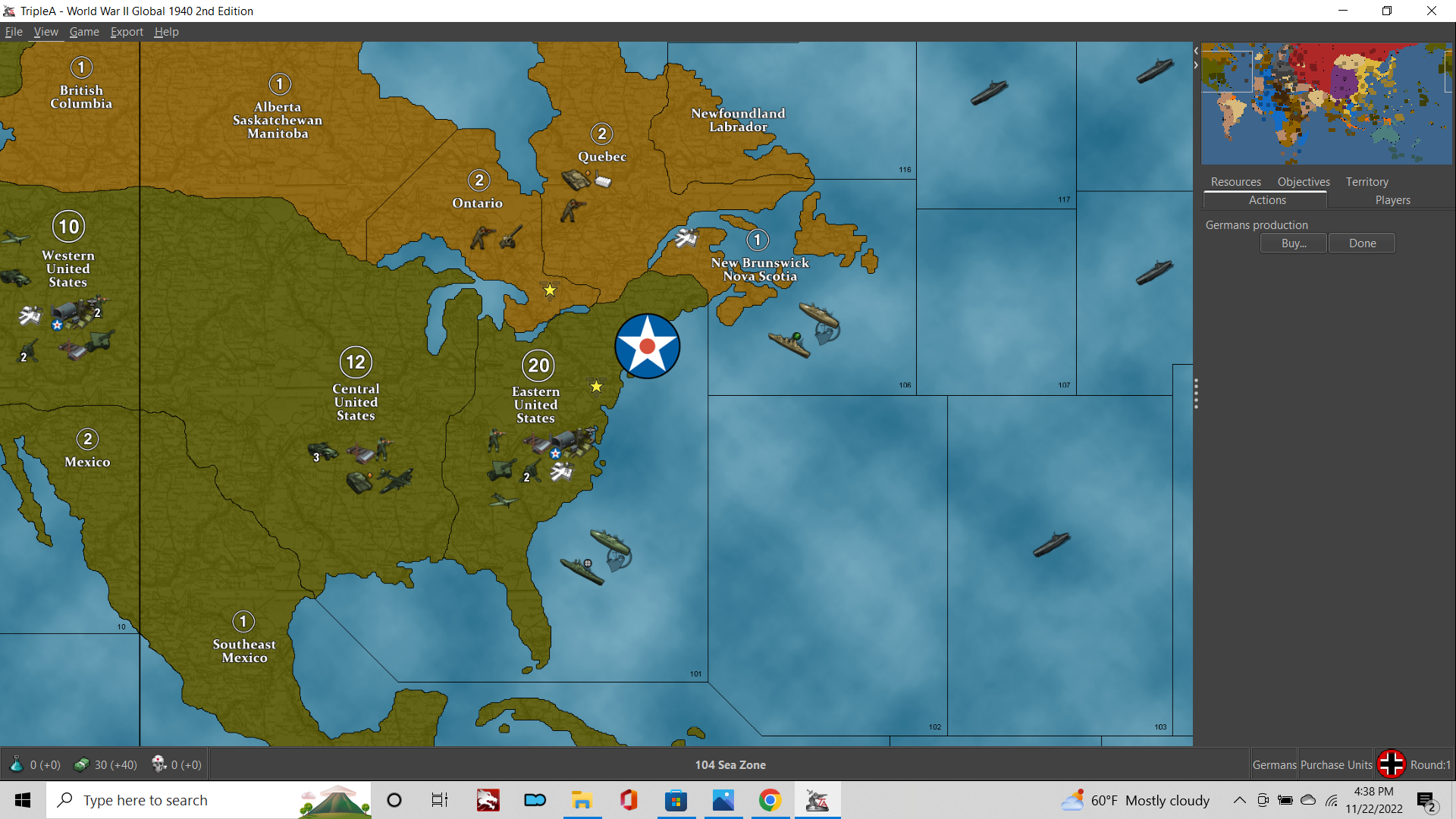 Proposed Map: Domination 1941 | TripleA Forum